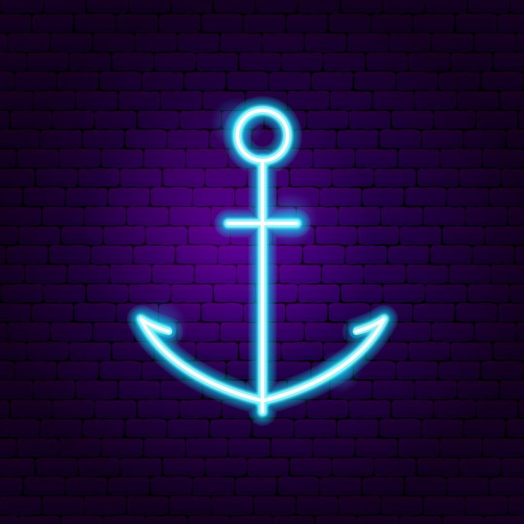 Custom Made Neon Signs, Anchor Neon Sign, LED Business Sign – AOOS