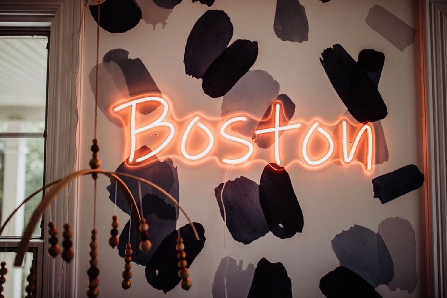 Custom Made Neon Signs, Boston Neon Sign, LED Business Sign – AOOS