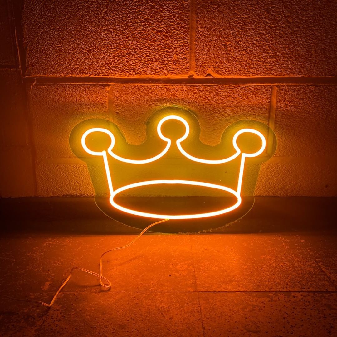 Custom Made Neon Signs, Crown Neon Sign, LED Business Sign – AOOS