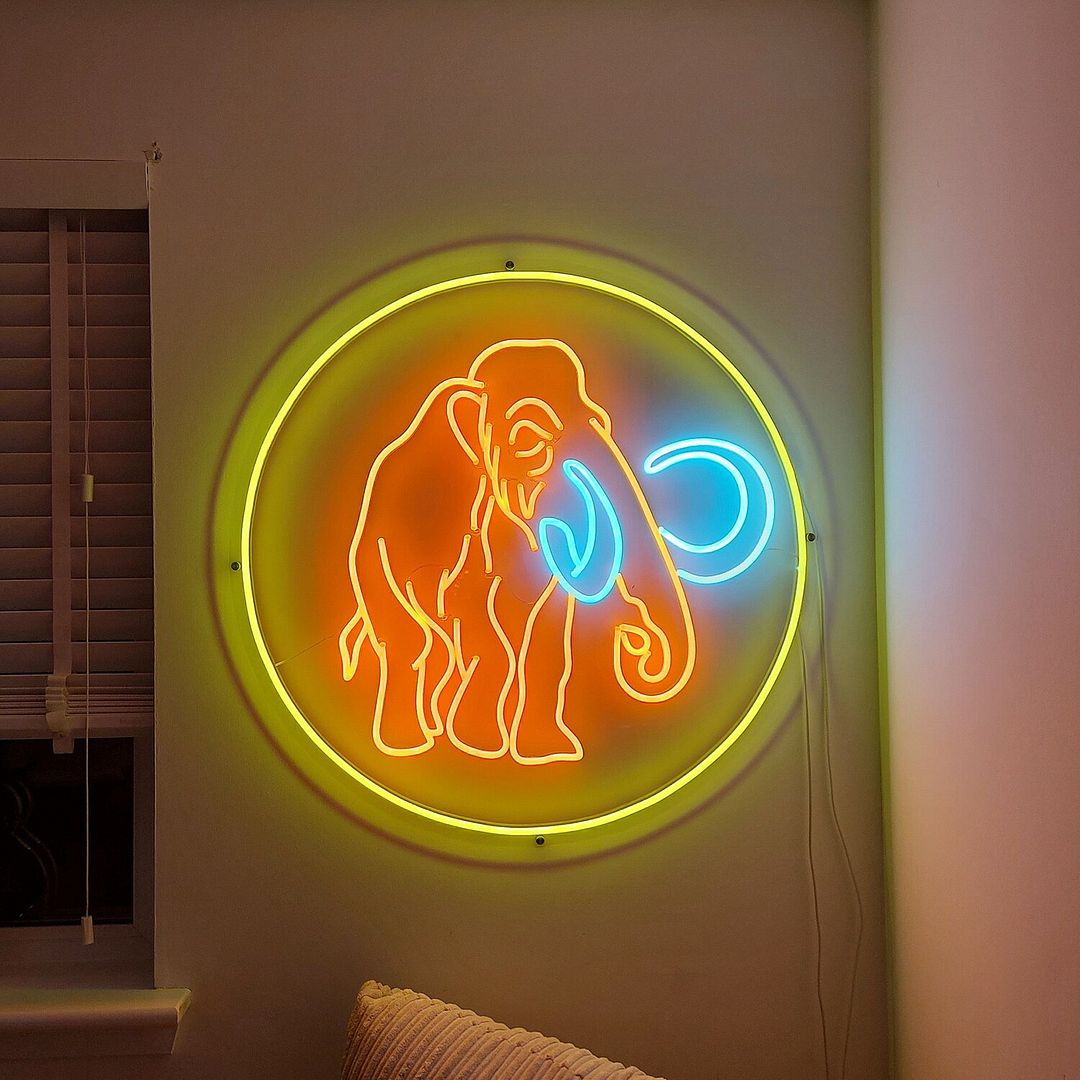 Custom Made Neon Signs, Elephant Neon Sign, LED Business Sign – AOOS