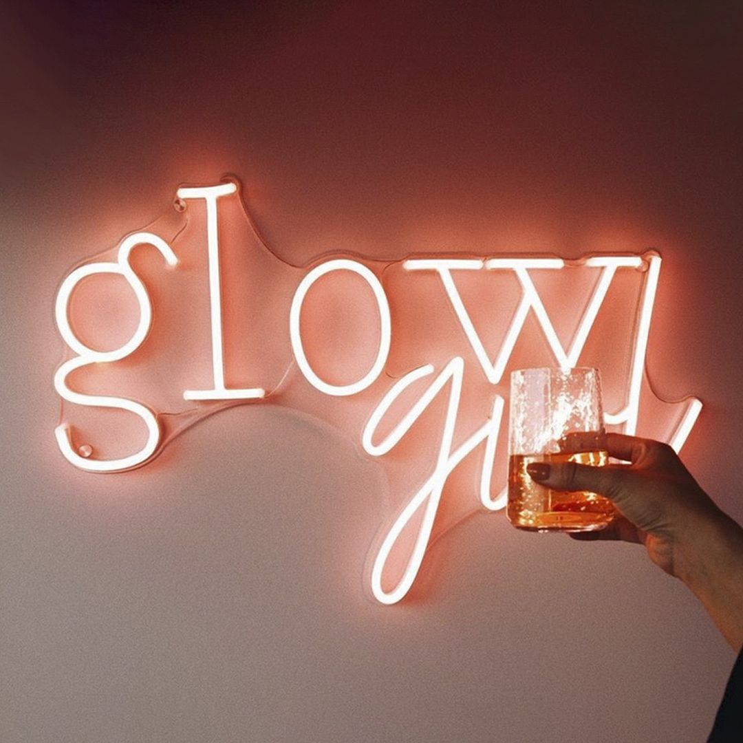 Custom Made Neon Signs, Glow Girl Neon Sign, LED Business Sign – AOOS