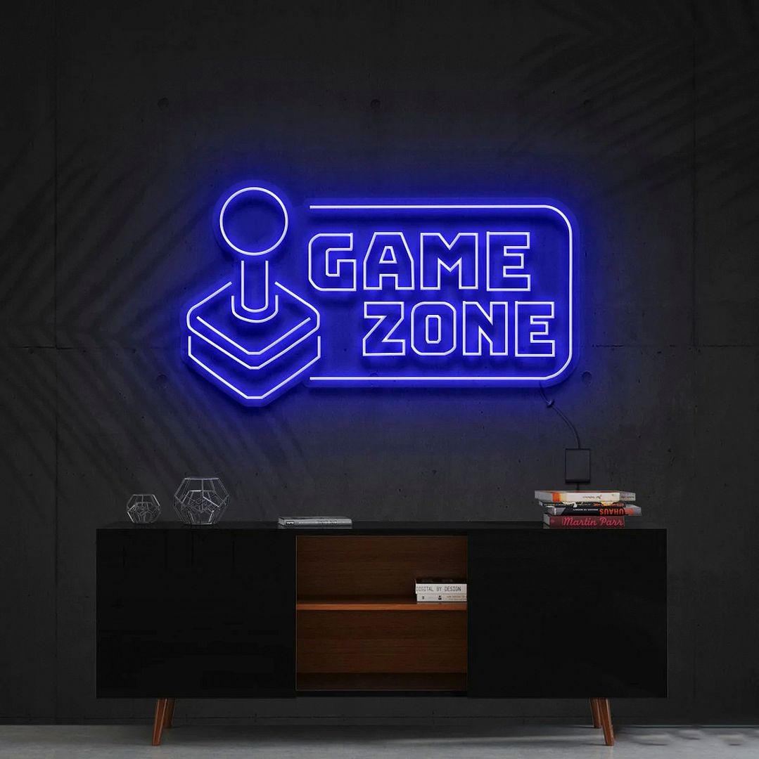 Custom Made Neon Signs, Game Zone Neon Sign, LED Business Sign – AOOS