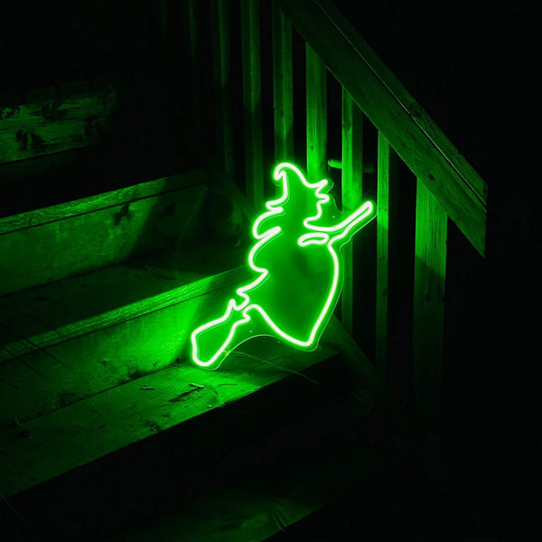 Halloween Wicked Witch Neon Sign – AOOS