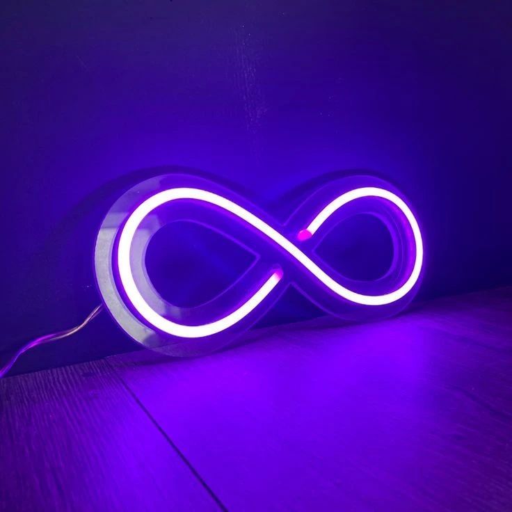Pink And Purple Infinity Sign
