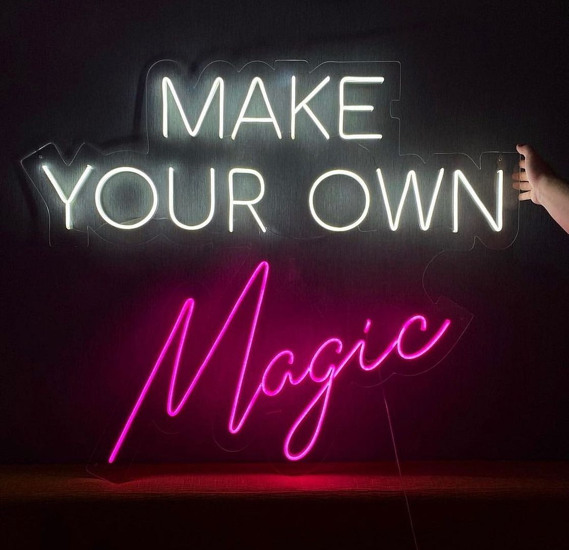 Custom Made Neon Signs, Make Your Own Magic Neon Sign, LED Business ...