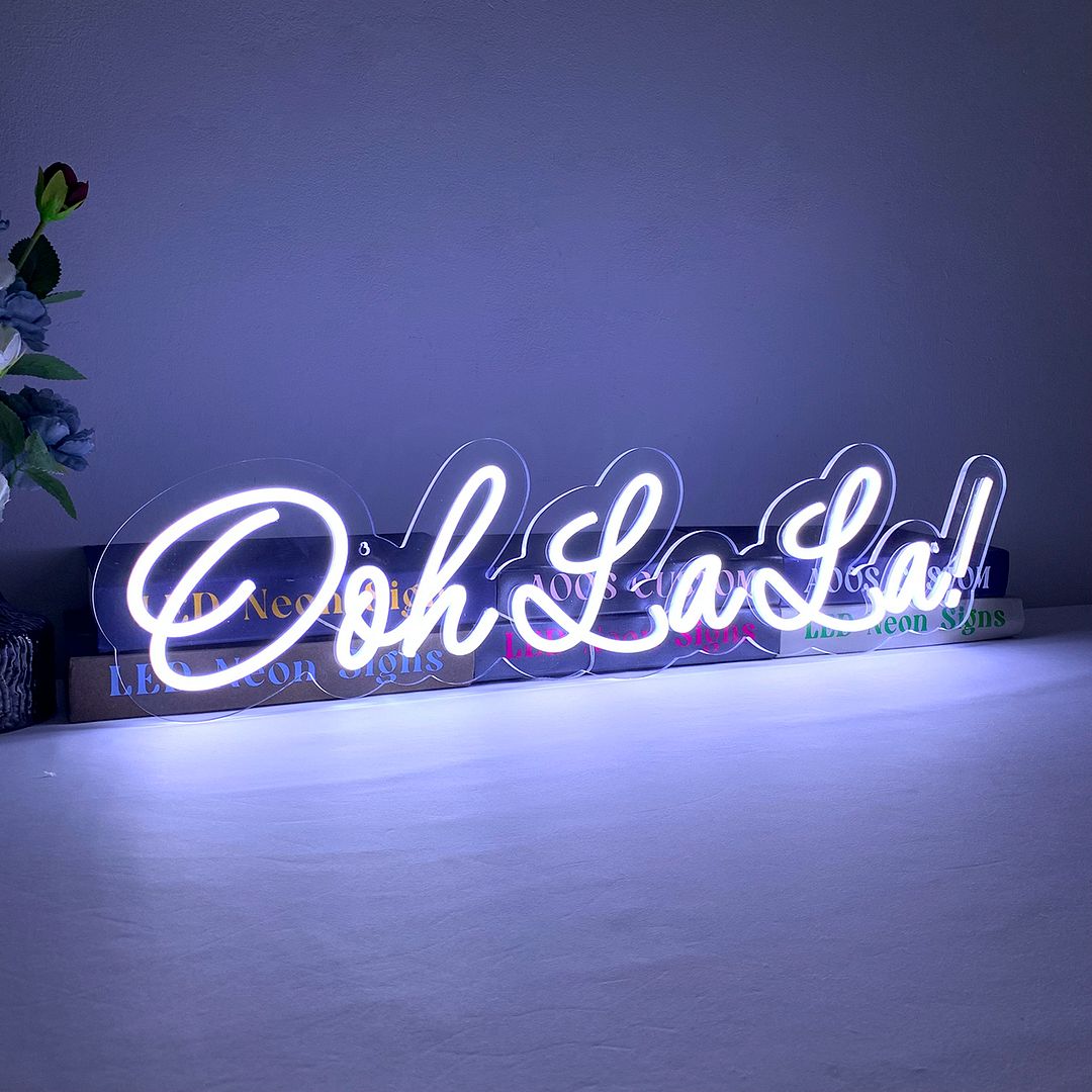 Custom Made Neon Signs, Ooh La La Neon Sign, LED Business Sign – AOOS