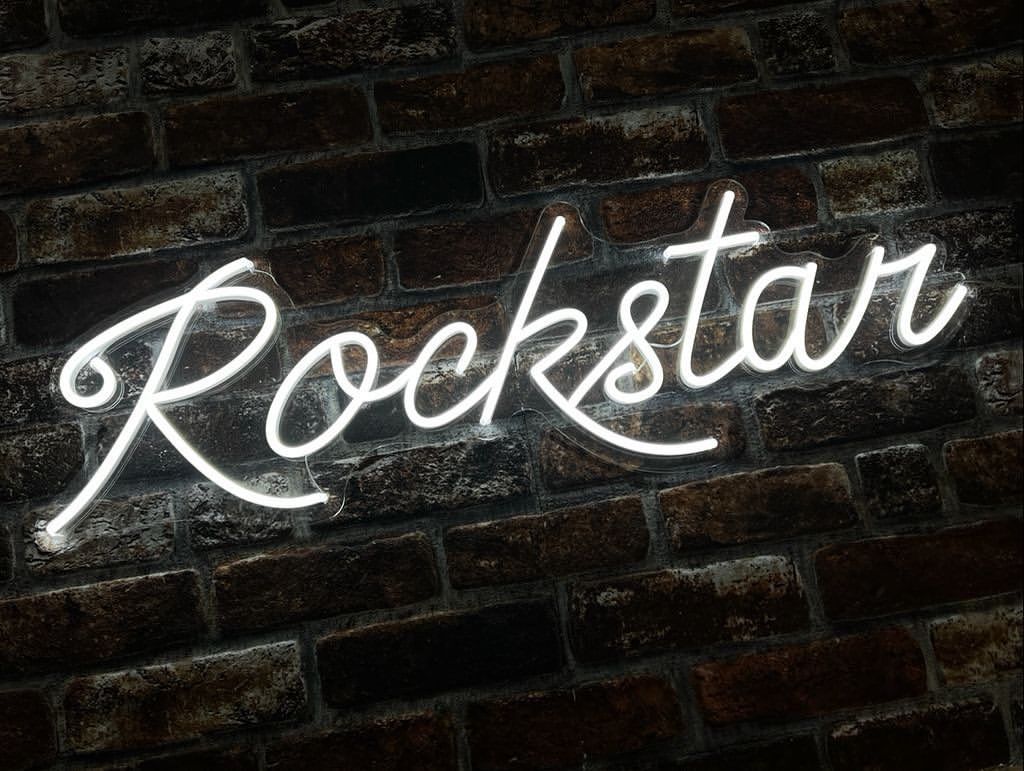 Custom Made Neon Signs, Rockstar Neon Signs, Neon Lights, LED Neon ...