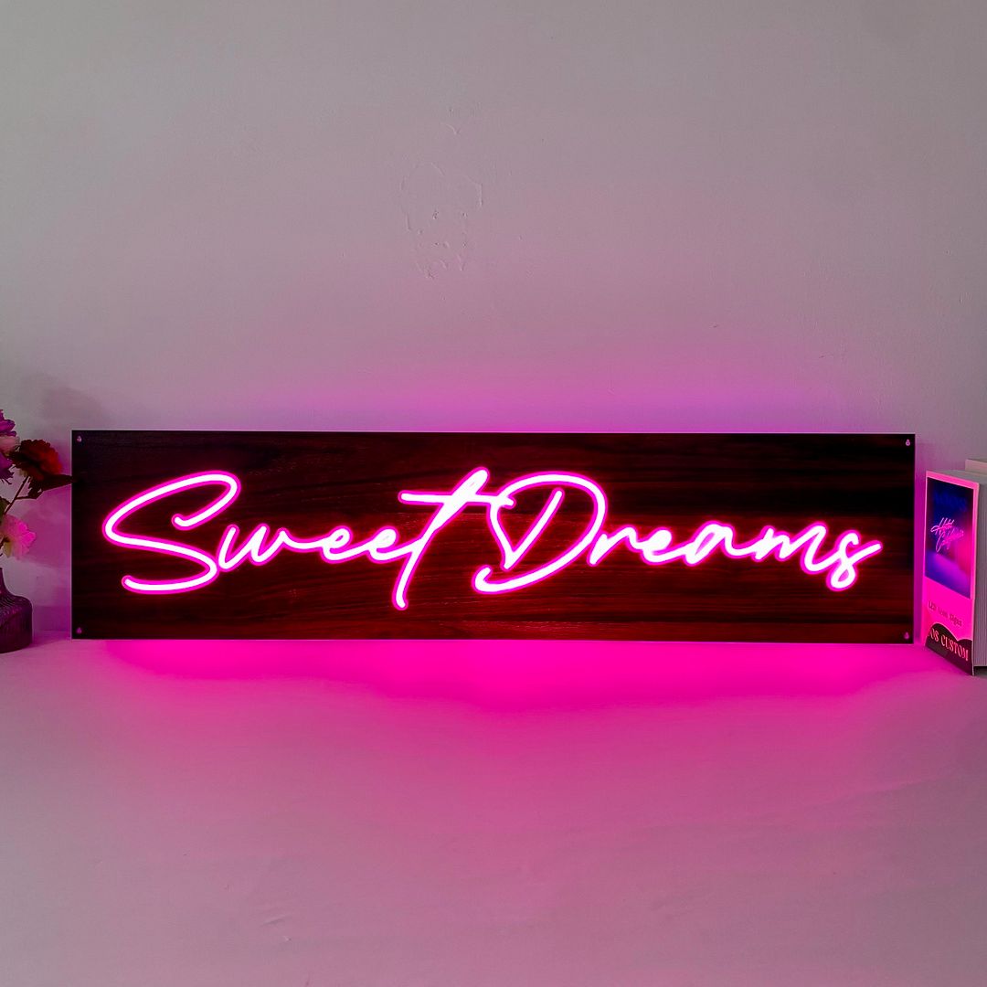 Custom Made Neon Signs, Sweet Dreams Neon Sign, LED Business Sign – AOOS