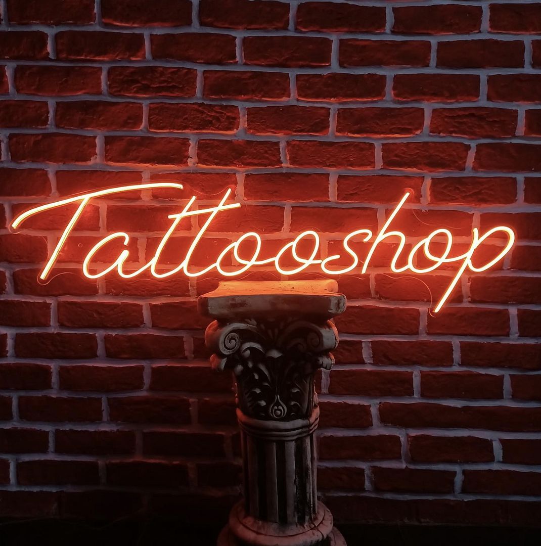 Custom Made Neon Signs, Tattoo Shop Neon Sign, LED Business Sign – AOOS