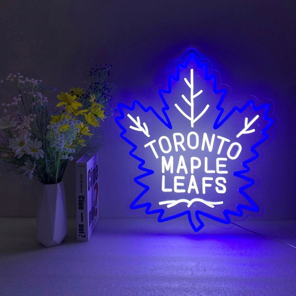 Custom Made Neon Signs, Toronto Maple Leafs LED Neon Sign, LED Business ...