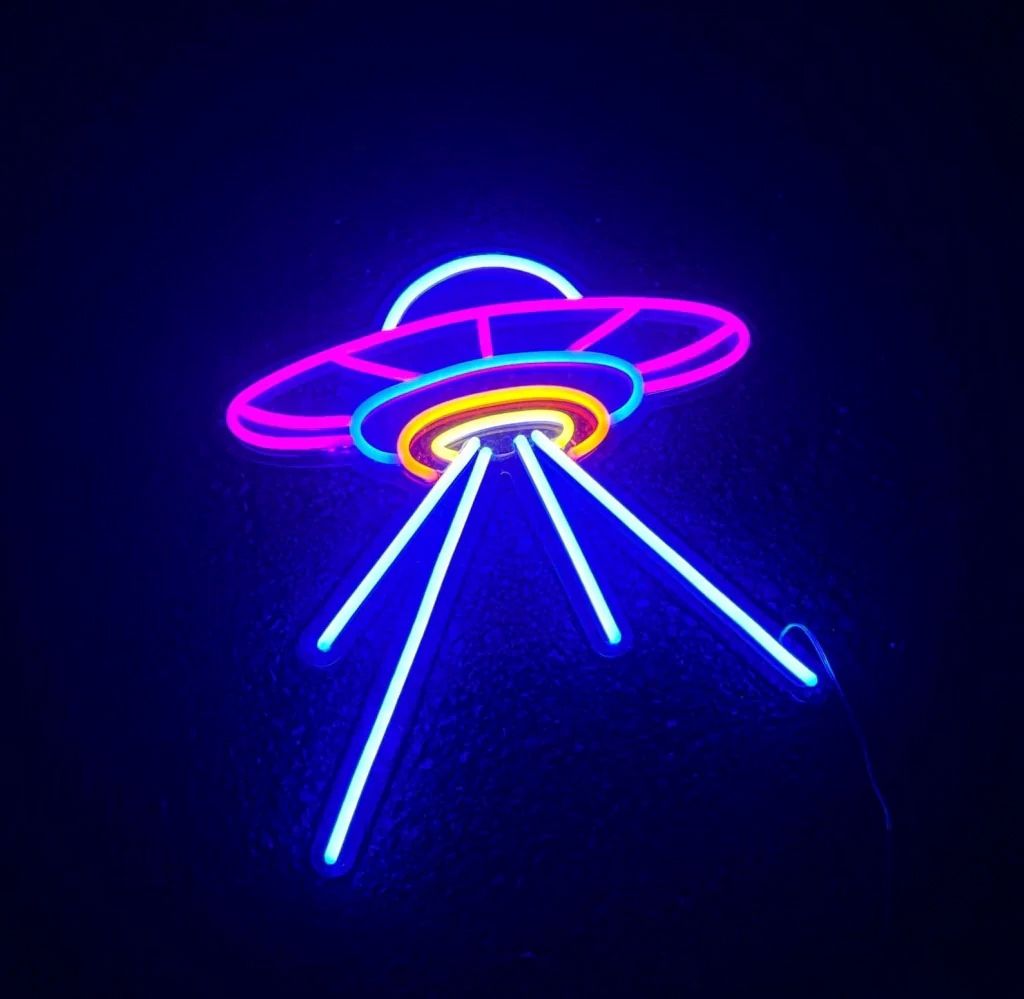 Custom Made Neon Signs, UFO Neon Sign, LED Business Sign – AOOS