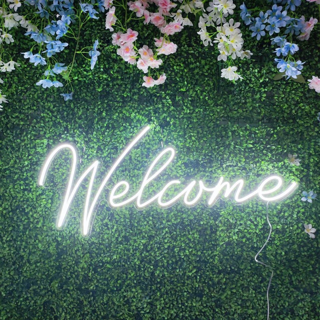 Welcome Neon Sign – AOOS
