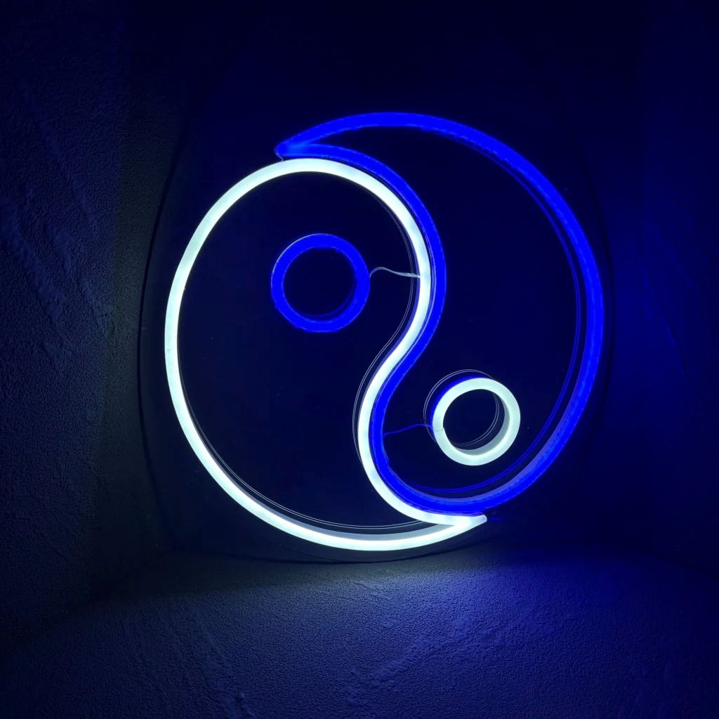 Custom Made Neon Signs, Yin and Yang Neon Sign, LED Business Sign – AOOS